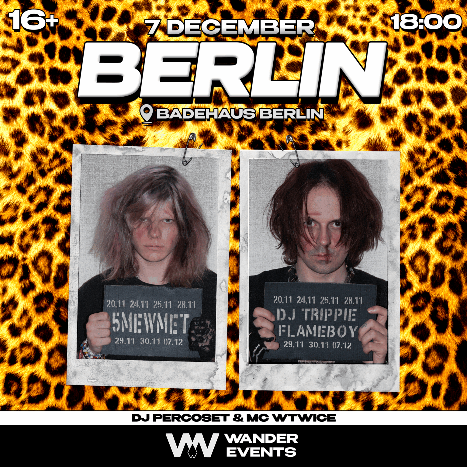 5MEWMET x DJ TRIPPIE FLAMEBOY – WANDEREVENTS EURO TOUR 2025 - Badehaus ...